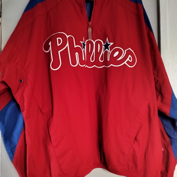 Majestic | Jackets & Coats | Majestic Red And Blue Authentic Jacket ...